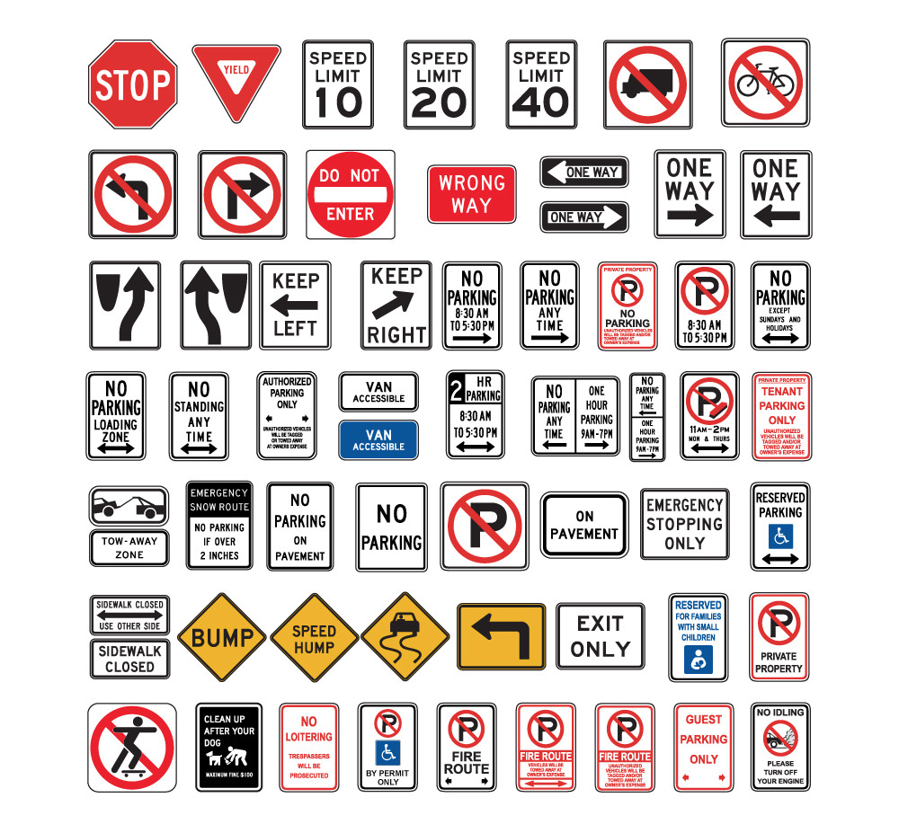 Guide Information Sign Shape